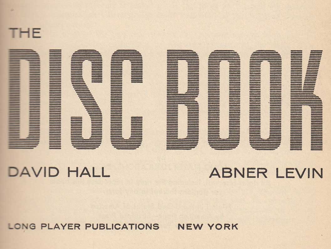 The Disc Book – Marcel Tabuteau First-Hand